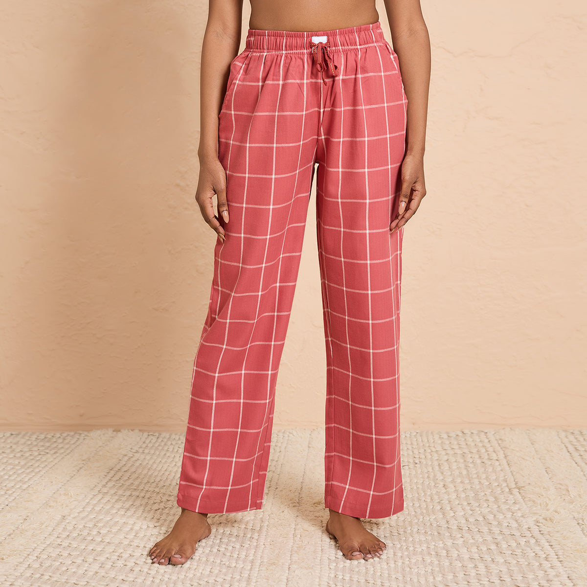 Nykd By Nykaa Essential Cotton Pyjama With Adjustable Elasticated Wais – Nykd by Nykaa